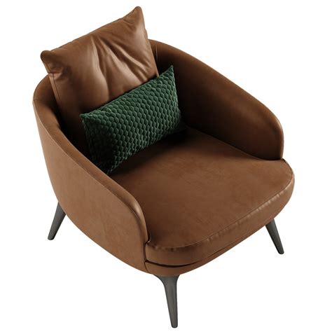 Minotti Raphael Armchair 3d Turbosquid 2151464
