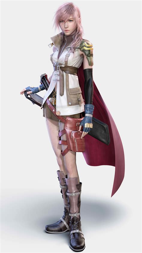 Lightning Farron Final Fantasy Xiii Mobile Wallpaper By Nomura