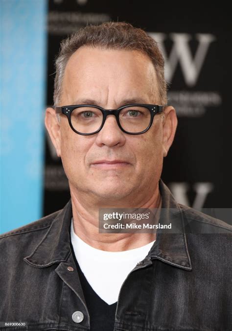 Tom Hanks Signs Copies Of His New Book Uncommon Type At Waterstones