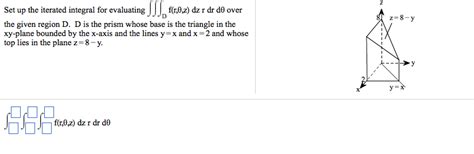 solved write six different iterated triple integrals for the