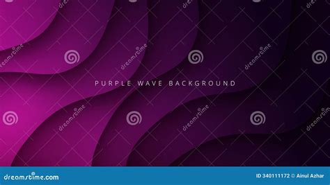 Multi Colored Abstract Purple Dynamic Wavy Papercut Overlap Layers Background Eps10 Vector