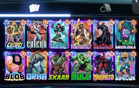 Caiera Rounded Out My Blob Deck Rmarvelsnapdecks
