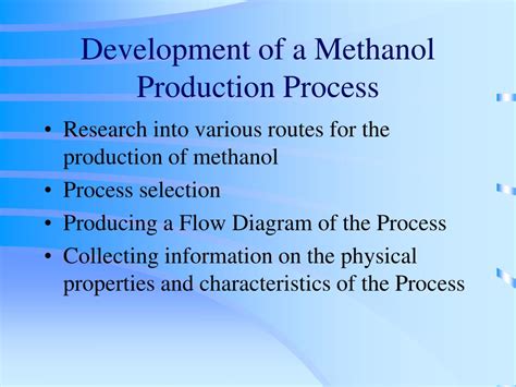 Ppt Process Simulation And Integration Of Methanol Production Powerpoint Presentation Id6711735