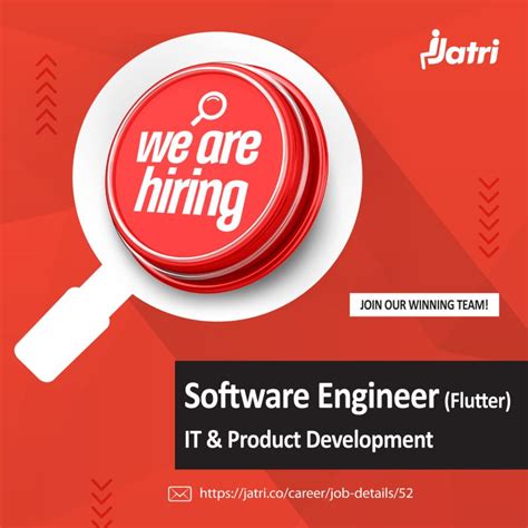 jatri on linkedin hiring alert position software engineer flutter department it