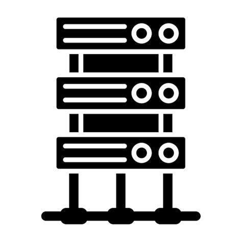 Premium Vector Server Icon