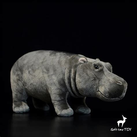 Hippo High Fidelity Anime Cute Plushie River Horse Plush Toys Lifelike