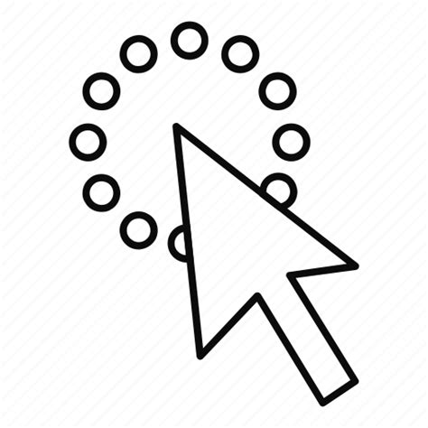 Click Cursor Line Mouse Move Outline Pointer Icon Download On Iconfinder