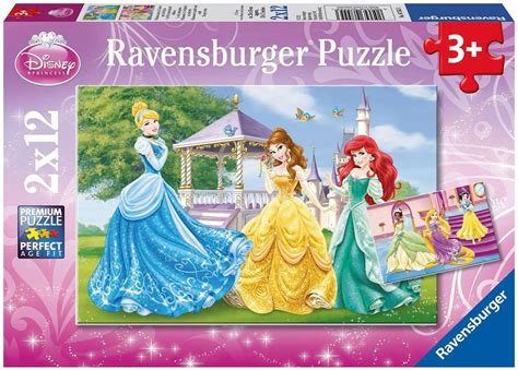 Disney Princess Jigsaw Puzzles 2 X 12 Pieces TopToy
