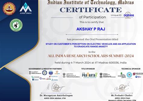 Akshay Perumal Raj On Linkedin Electricvehicles Research Iitmadras