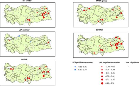 Spatial And Temporal Distribution Of The Correlations Between The Download Scientific Diagram