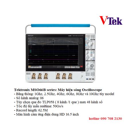 Máy Hiện Sóng Oscilloscope Tektronix Mso66b 6 Bw 1000 1ghz 6 Kênh