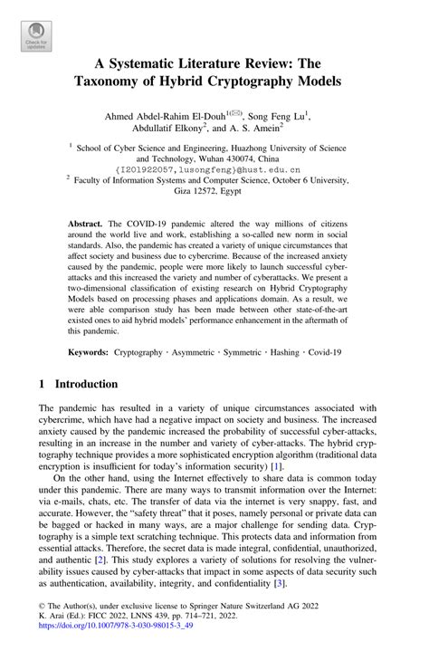 Pdf A Systematic Literature Review The Taxonomy Of Hybrid