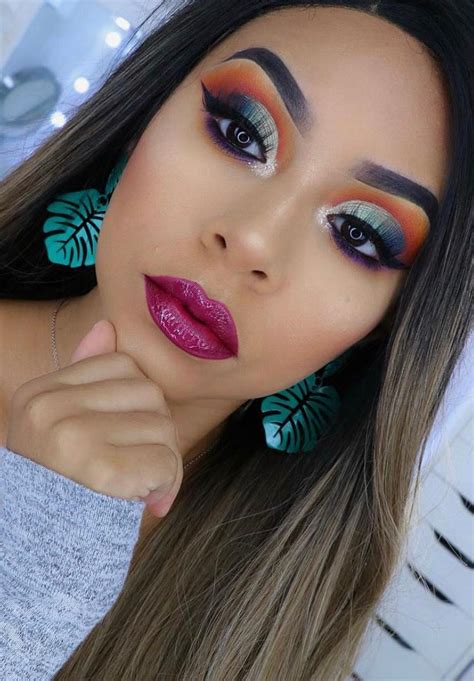 Pin By Shirley Makeup Delgado On Makeup Favoritos Purple Eye Makeup Glitter Makeup Looks