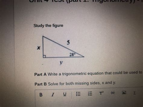 Answered Part A Write A Trigonometric Equation Bartleby