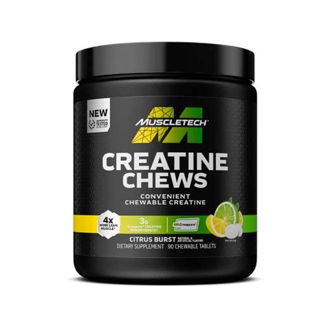 Muscletech Creatine Chews 90 Chewable Tablets