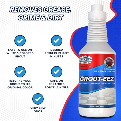 Grout Eez Deep Professional Clean 2 In 1 Tile And Grout Cleanser For