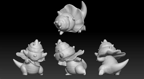 Pokemon Galarian Slowpoke Slowbro Slowking 3d Model 3d Printable Cgtrader