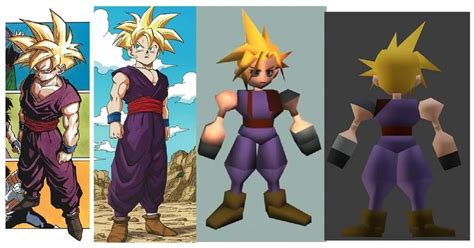 Cloud X Gohan Would Be A Gangsta Duo R Finalfantasy