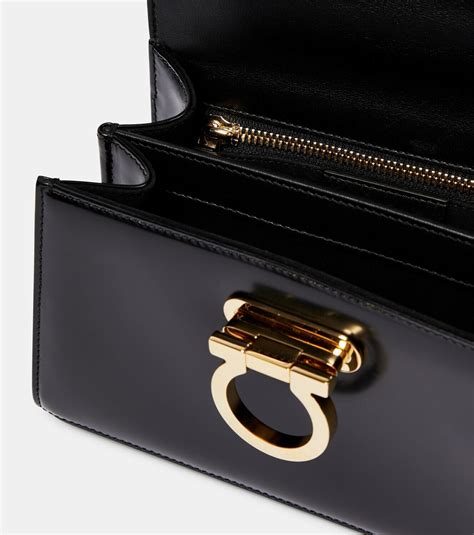 Ferragamo Gancini Small Leather Tote Bag Salvatore Ferragamo