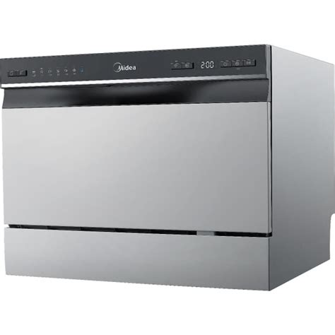 Посудомоечная машина компактная Midea MCFD55S460Si серебристая купить ...