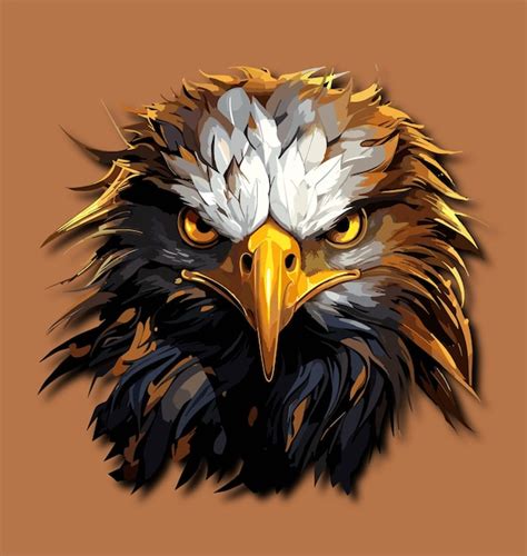 Premium Vector Bald Feather Or Eagle Illustration Design