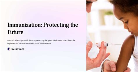 Immunization Protecting The Future