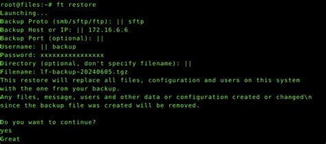 Migrate Data To A New Server Using A Backup File Liquidfiles Documentation