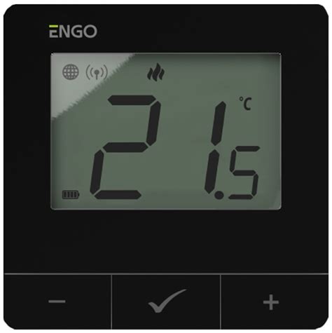 ᐉ Интернет-терморегулятор ZigBee 3.0 Engo Controls E25-BATB, черный ...