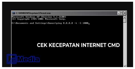 Koneksi Lelet Ketahui 3 Cara Cek Kecepatan Internet Cmd Mudah