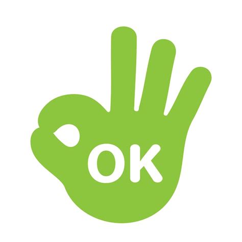 Ok Icone De Mao Ok Icons Logos Symbole Kostenloser Download Png