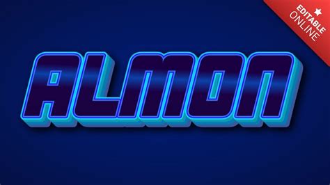 Almon Fast Text Effect Generator