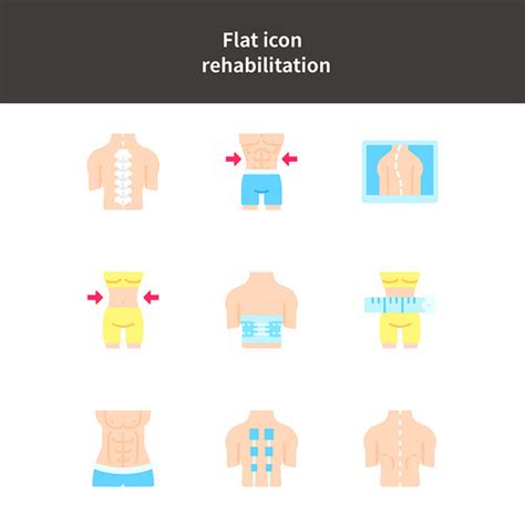 물리치료와 재활운동 치료 벡터 아이콘 시리즈 유토이미지 상세페이지 베이직샵 아이콘 21867840