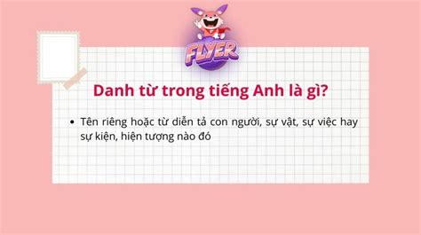 100 Danh Từ Tiếng Anh Thông Dụng Nhất BÀi TẬp Ôn LuyỆn