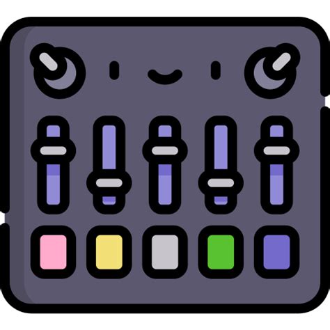 Synthesizer Free Music Icons