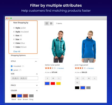 Magento 2 Layered Navigation Extension Multi Select Filter Ajax Filter