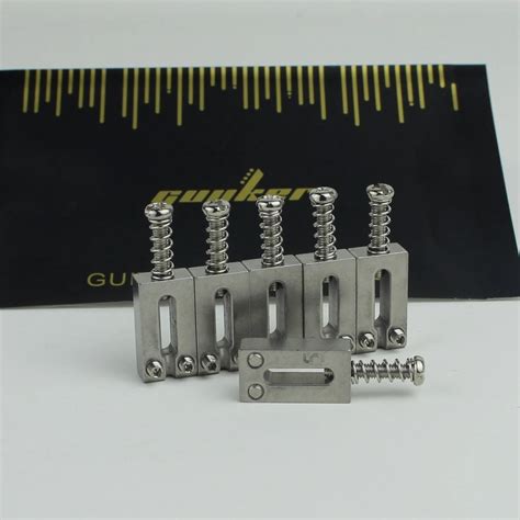 1 Set Pack Of 6 Stainless Steel Tremolo Bridges Tailpiece 105mm For