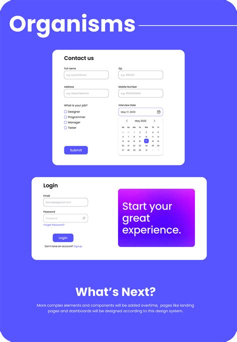 Design System Atomic Design Behance Design System Atomic Design Behance