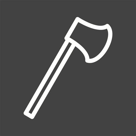 Axe Line Inverted Icon 14368310 Vector Art At Vecteezy