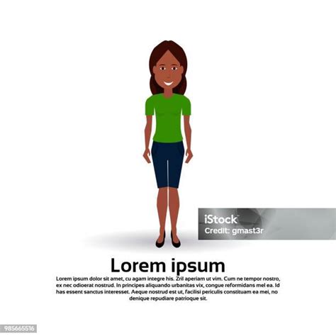 평면 흰색 배경 전체 길이 복사 공간에 디자인 애니메이션 아프리카계 미국인 여자 캐릭터 여성 서식 파일 건강한 생활방식에 대한