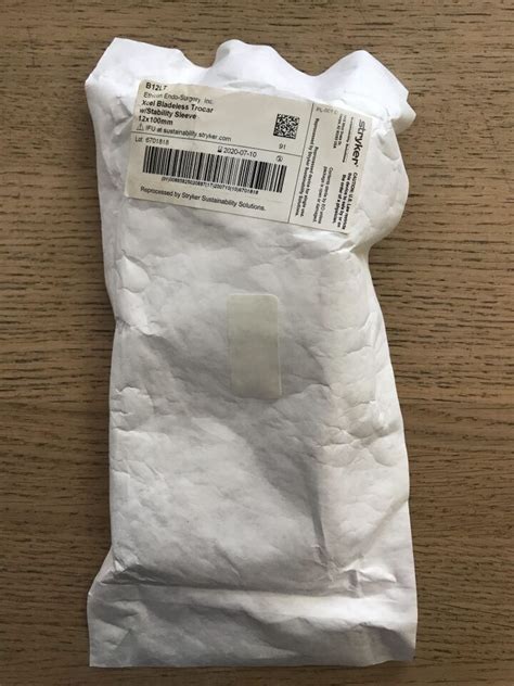 New Ethicon B12lt Xcel Bladeless Trocar W Stability Sleeve 12x100mm