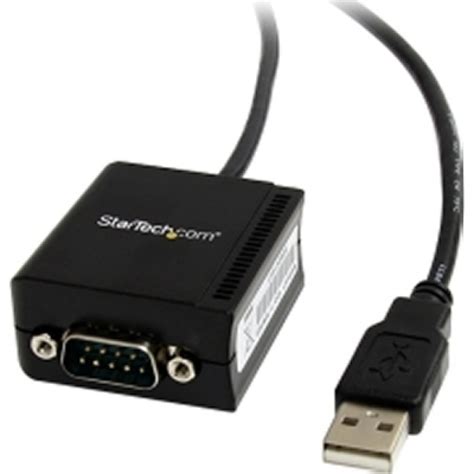 StarTech ICUSB232 USB To Serial Adapter Cable 1 Foot USBm To Db9 Meter RS232