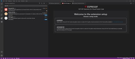在 Vs Code 中安装 Esp Idf、新建项目vscode好惨的光头强 Gitcode 开源社区