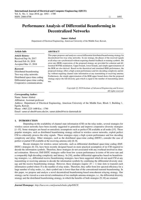 Ber Analysis In Wavelet Based Sc Fdma For Lte Uplink Transmission Pdf