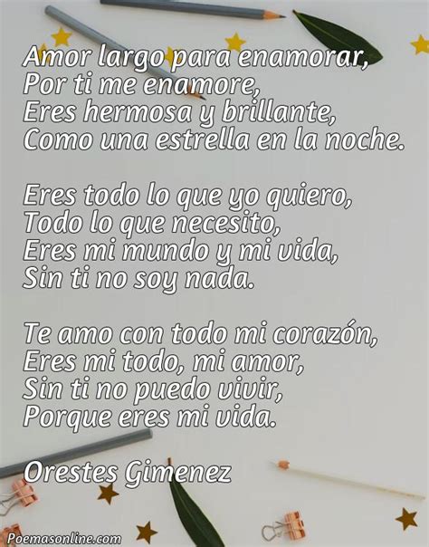 5 Poemas De Amor Largos Para Enamorar Poemas Online