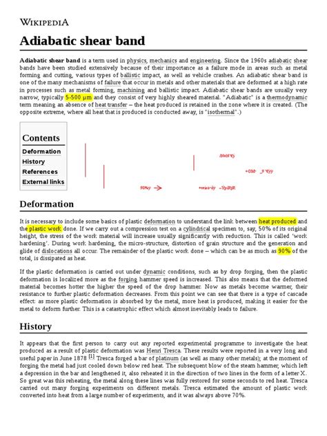 Adiabatic Shear Band Pdf