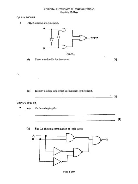 5 2 digital electronics p2 p3andp5 questions 010304 pdf technology