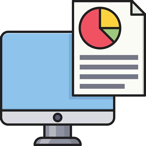 Chart Report Vector Illustration On A Backgroundpremium Quality