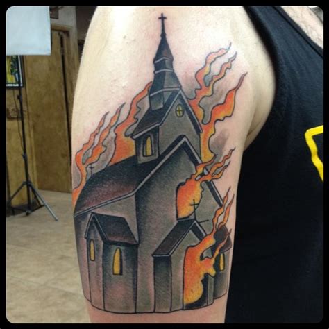 Church Tattoo By Gary Dunn Tattoos