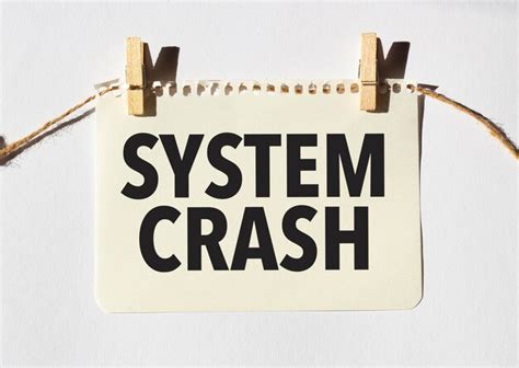 Premium Photo Card With Text System Crash Diagram And White Background