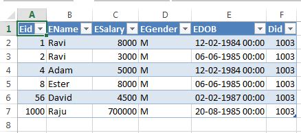 Executing A Stored Procedure From Excel Sheet CodeProject